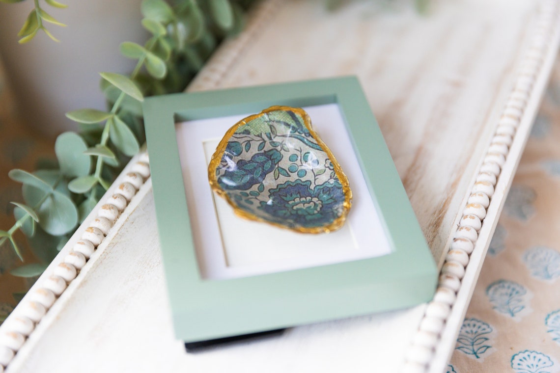 Handmade Oyster Shell Art Decor Gift - Etsy