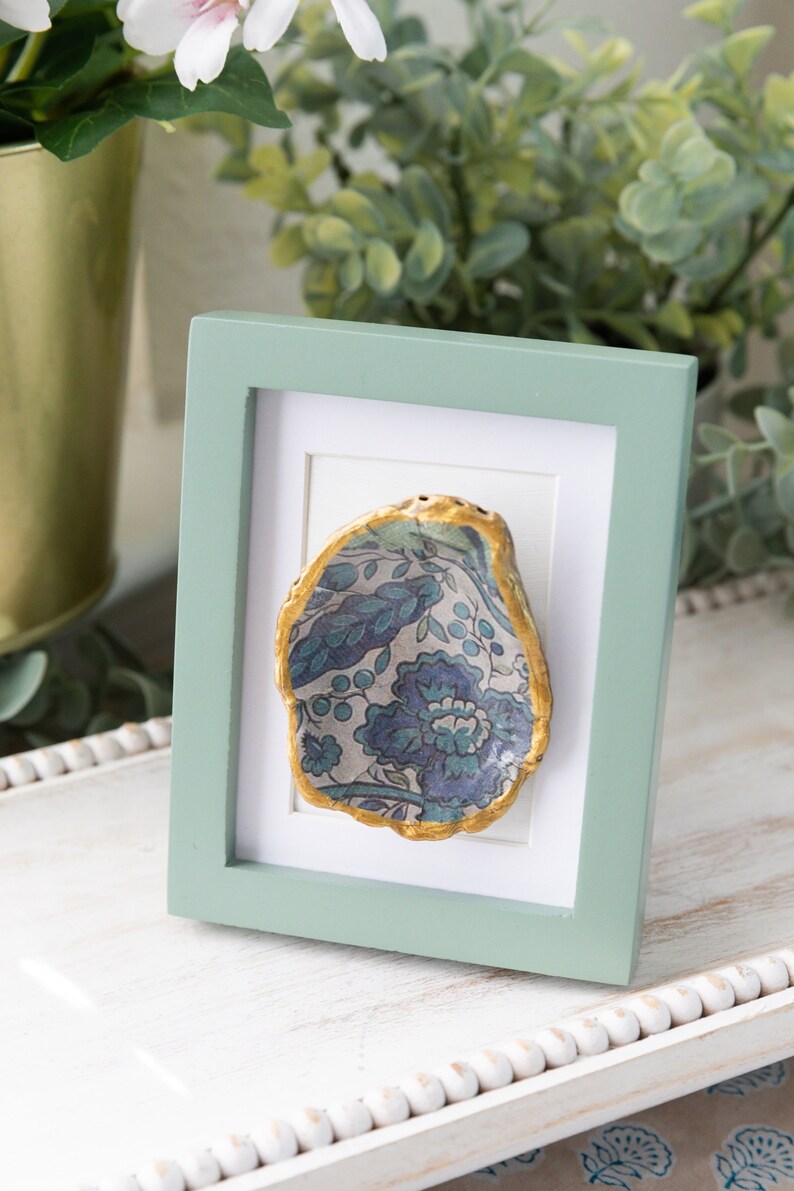 Handmade Oyster Shell Art Decor Gift - Etsy