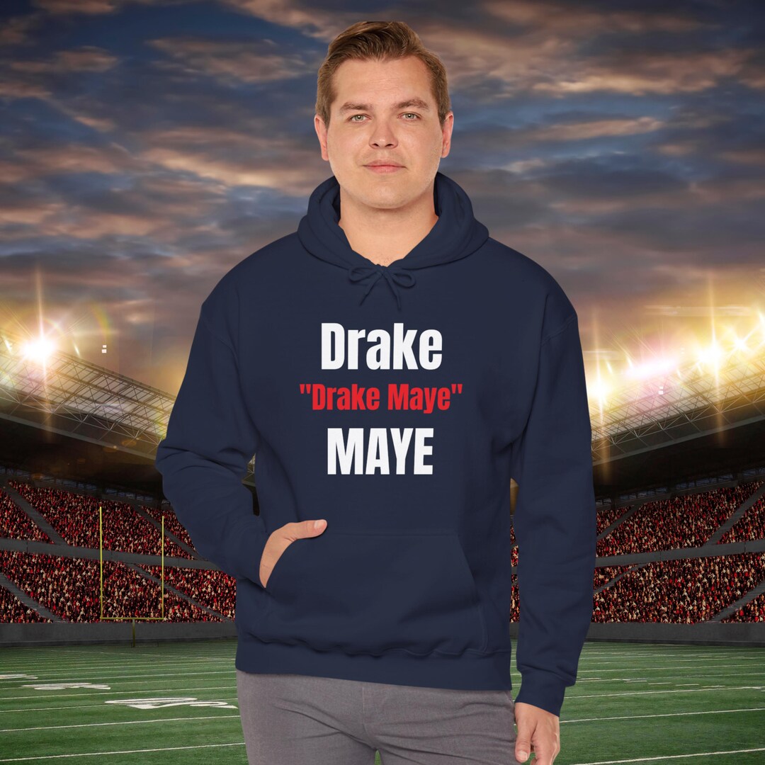 Drake "drake Maye" Maye New England Football Sweat Shirt, Quarterback ...