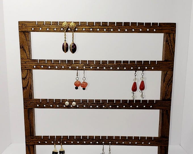 XL Earring Tree, Copper Spiral, Earring Holder, Organizer, Holds Approx ...