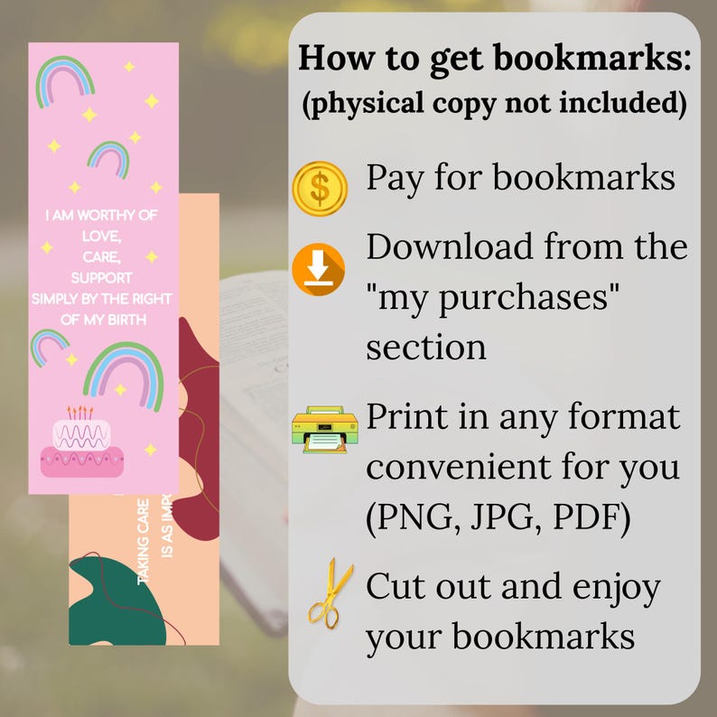 Inspirational Quote Bookmarks: Study Motivation, Wellness Gift ...