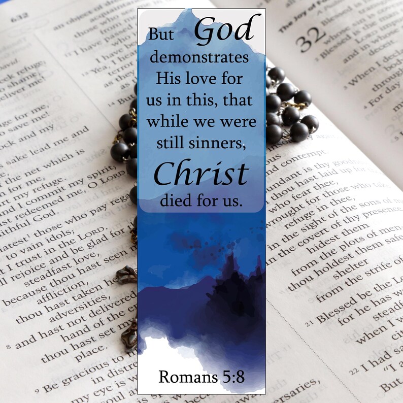 Bible Verse Bookmark Set - Christian Gift, Scripture Bookmarks ...
