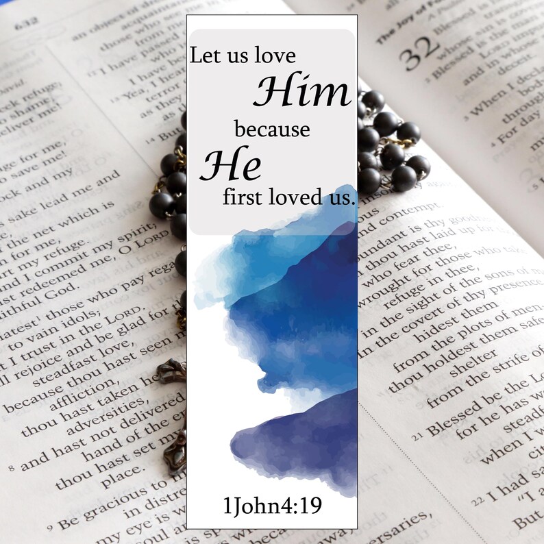 Bible Verse Bookmark Set - Christian Gift, Scripture Bookmarks ...