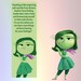 Digital Bookmarks 2*6 - Inside Out Characters With Quotes - Instant ...