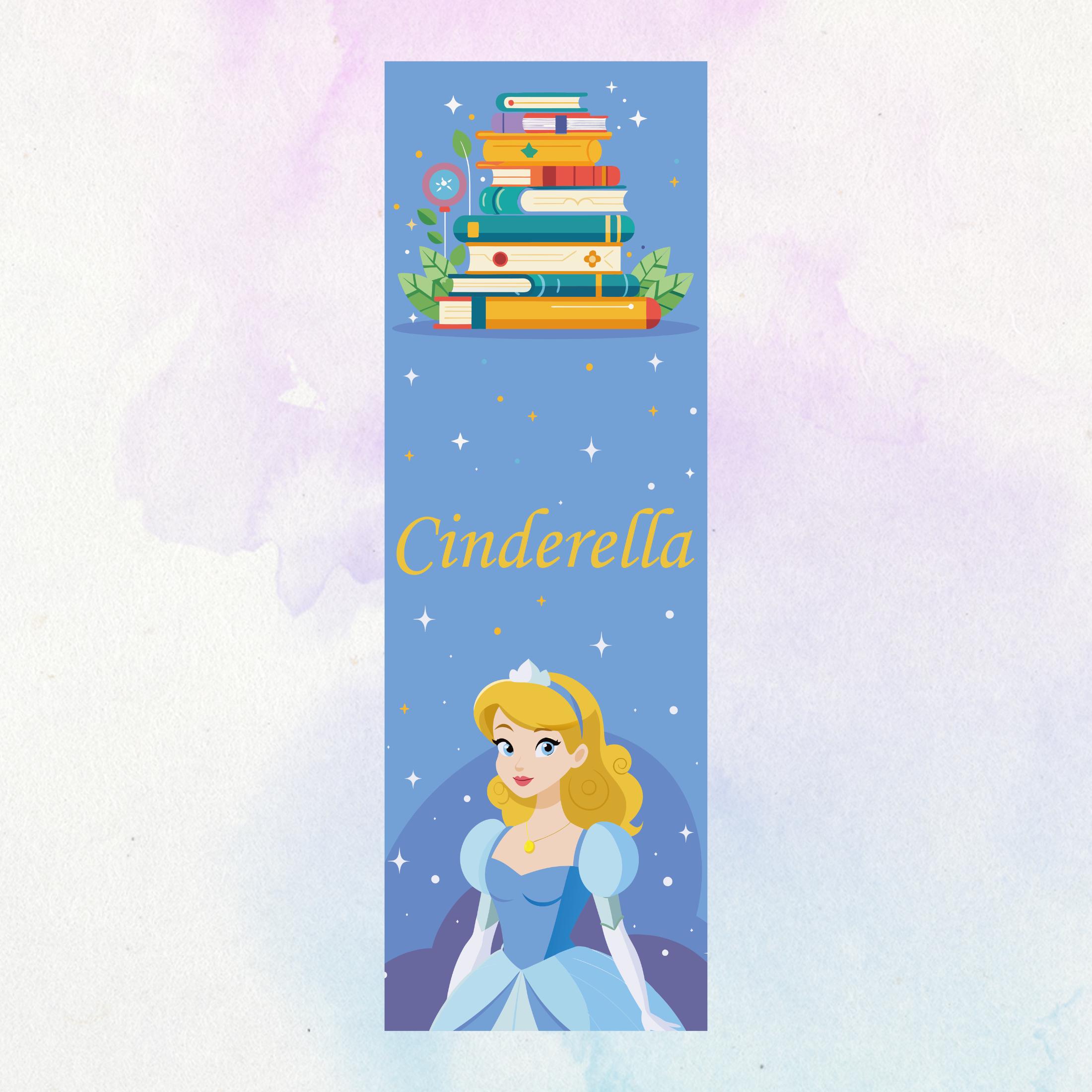 Disney Princess Printable Bookmarks - Gift for Kid Book Lovers, Disney ...