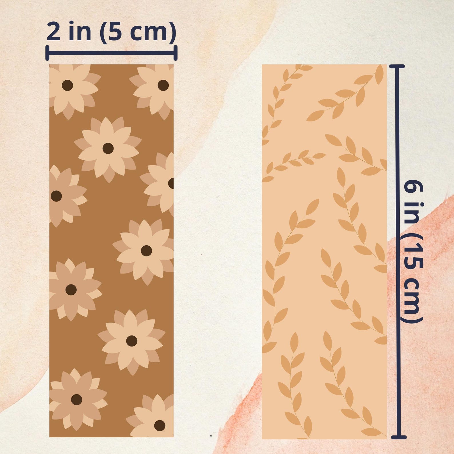 Bear Aesthetic Printable Bookmark - Beige Bookmark With Floral Art ...