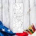 Patriotic Digital Coloring Bookmarks Independence Day Instant Printable ...
