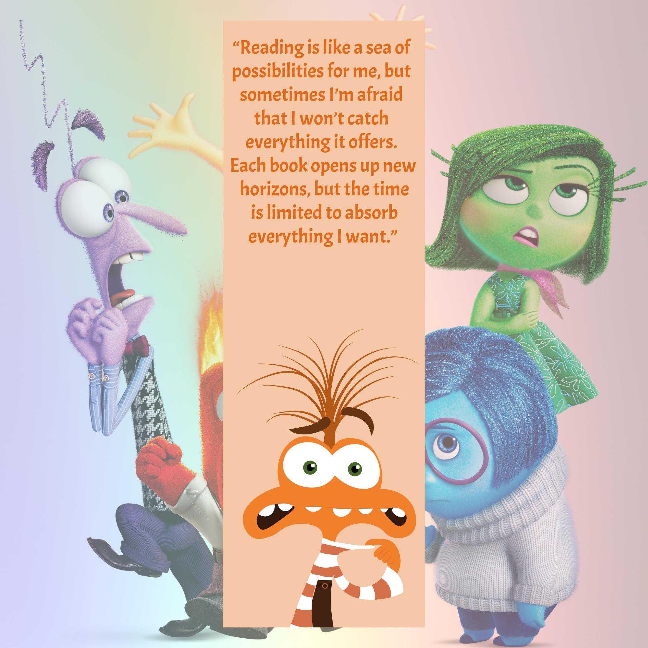 Inside Out Gift - Nostalgia, Ennui, Envy, Anxiety and Embarrassment ...