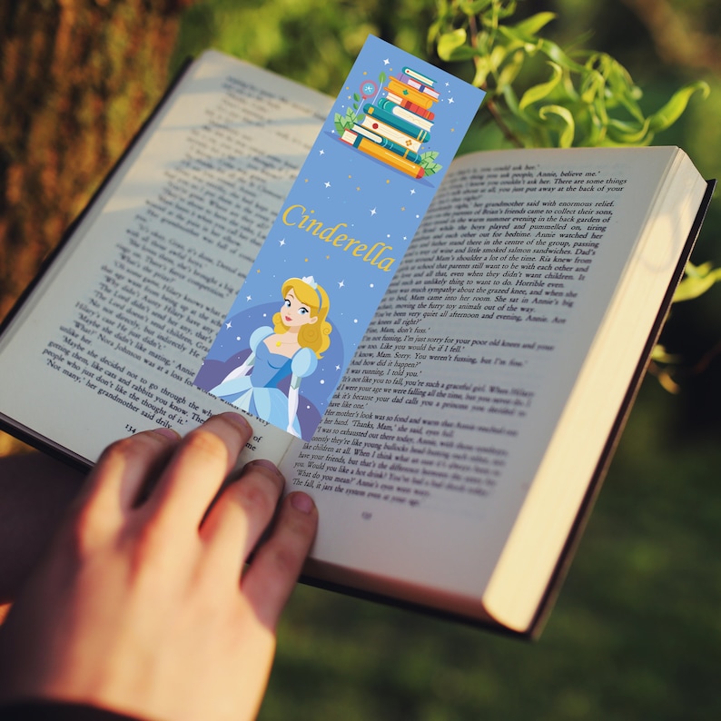 Printable Bookmarks 26 Disney Princess Perfect Gift for Disney Fans ...