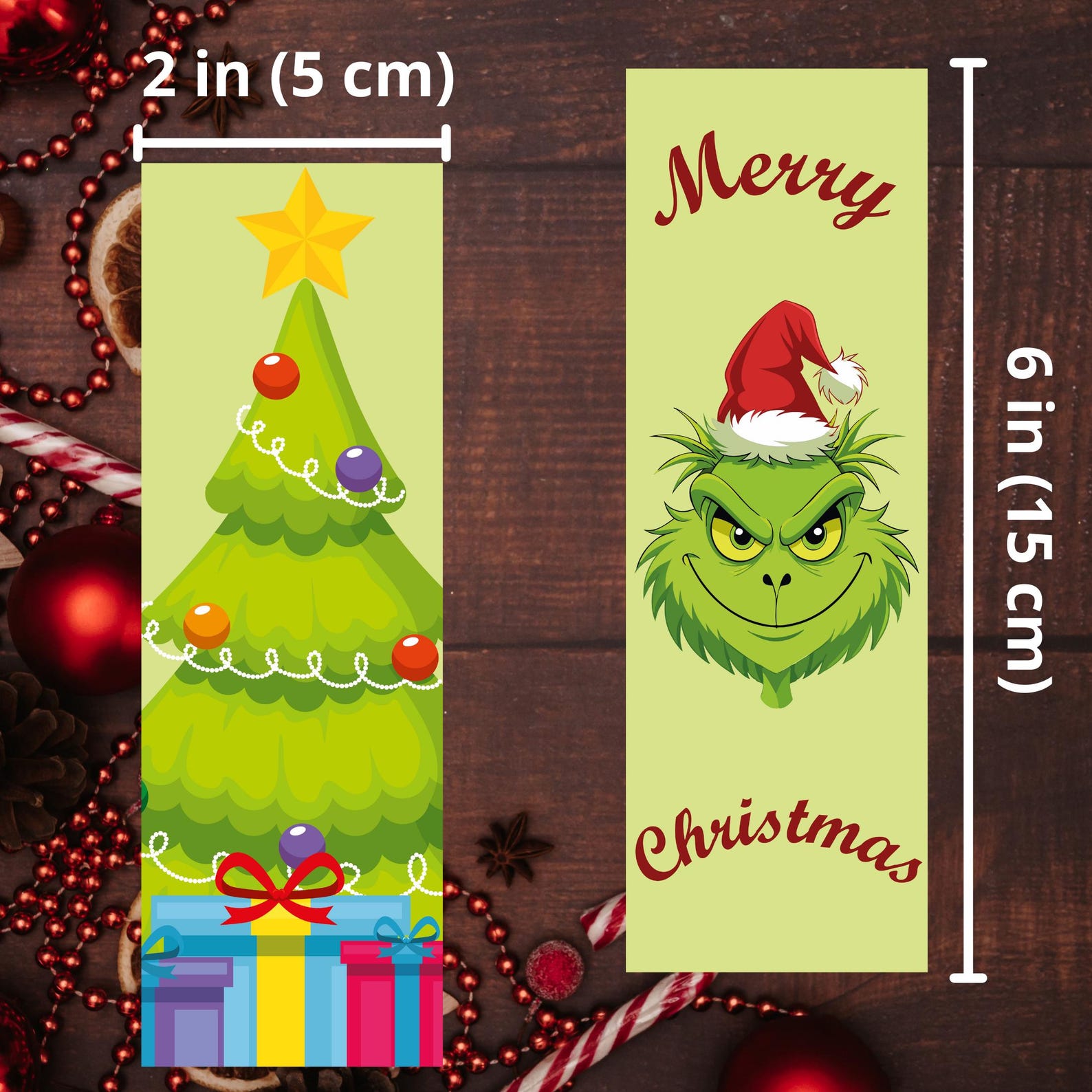 Grinch Bookmarks - Printable Christmas Bookmarks for Holiday Reading ...