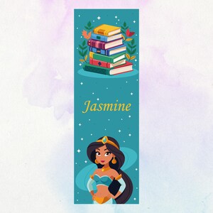 Disney Princess Printable Bookmarks - Gift for Kid Book Lovers, Disney ...