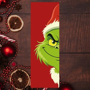 Grinch Bookmarks - Printable Christmas Bookmarks for Holiday Reading ...