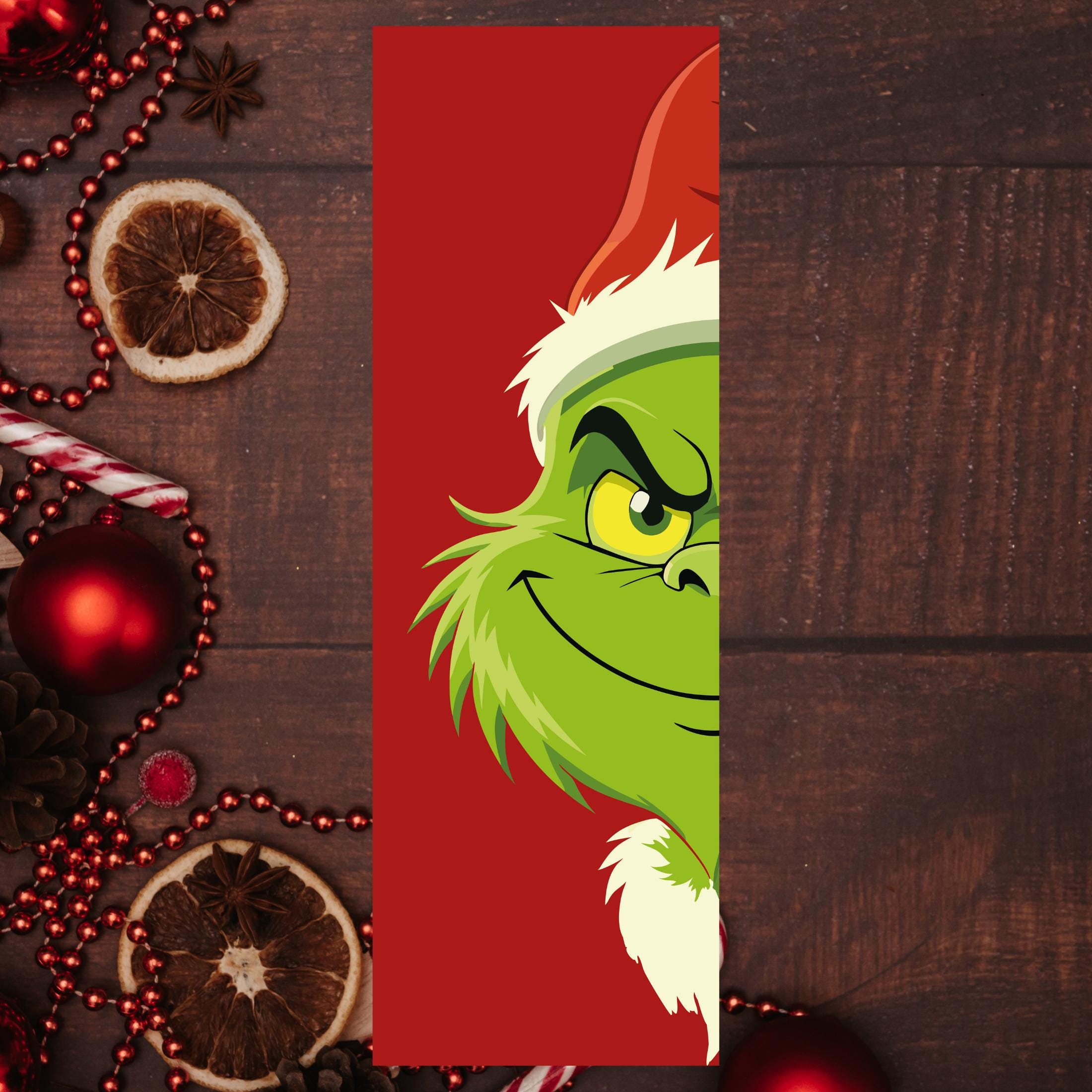 Grinch Bookmarks - Printable Christmas Bookmarks for Holiday Reading ...