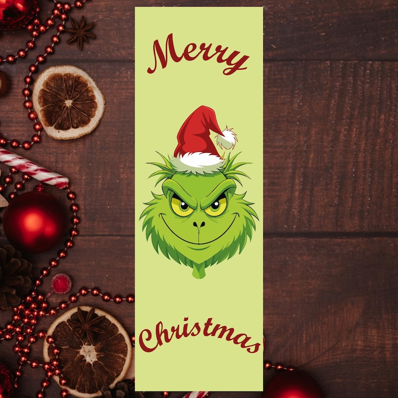 Grinch Bookmarks - Printable Christmas Bookmarks for Holiday Reading ...