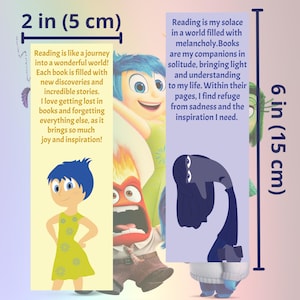 Inside Out Digital Bookmarks Set of 10 - Gift for Pixar Fans, Kids ...