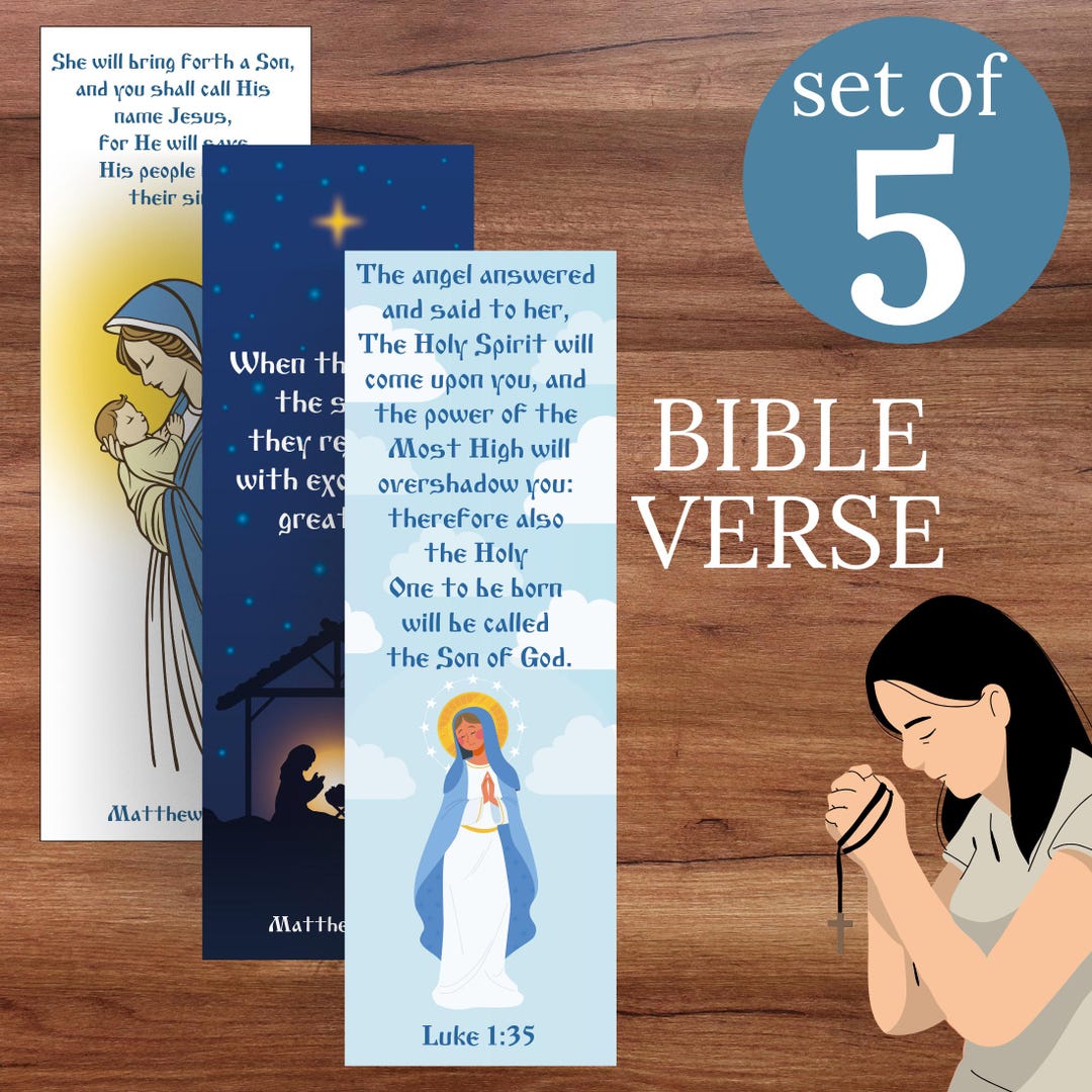 Christian Printable Bookmarks - Bible Verses - Scripture Bookmark ...