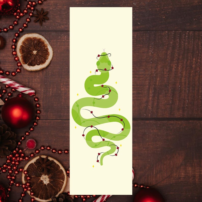 2025 Snake Bookmarks | Year of the Snake Printable Gift | Chinese ...
