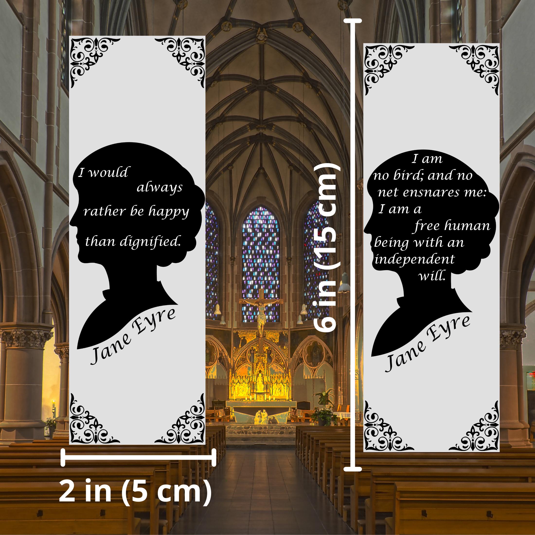 Jane Eyre Bookmarks Set - Printable Classic Literature by Charlotte ...