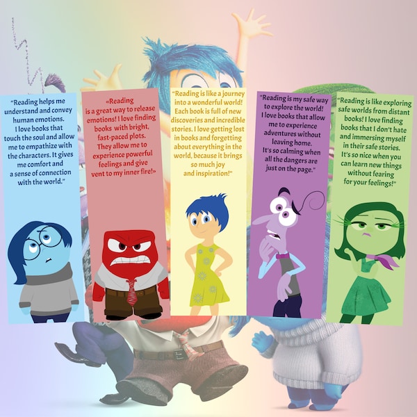 Poster With Inside Out Characters - Etsy