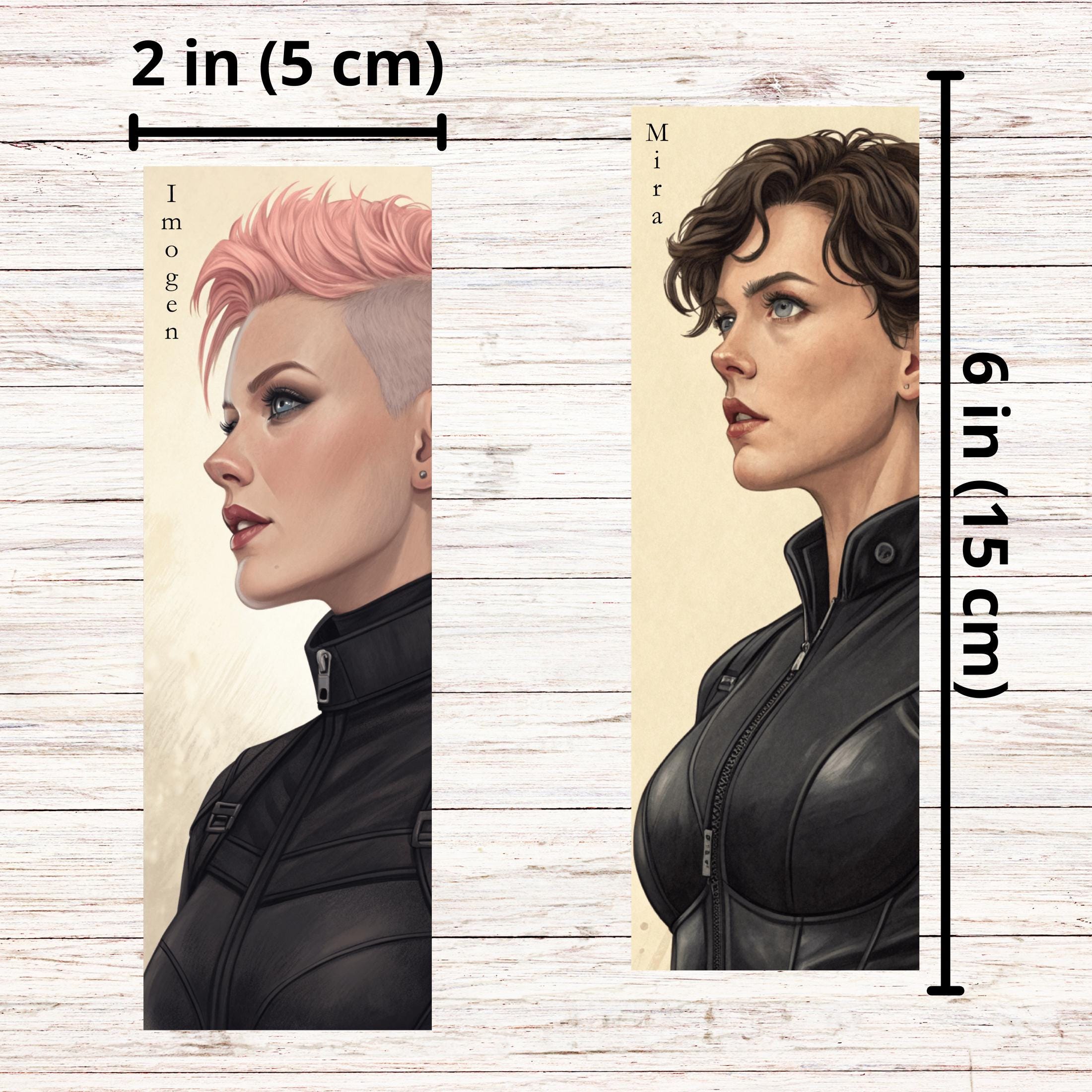 Set of Printable Bookmarks -characters From "fourth Wing" Series ...