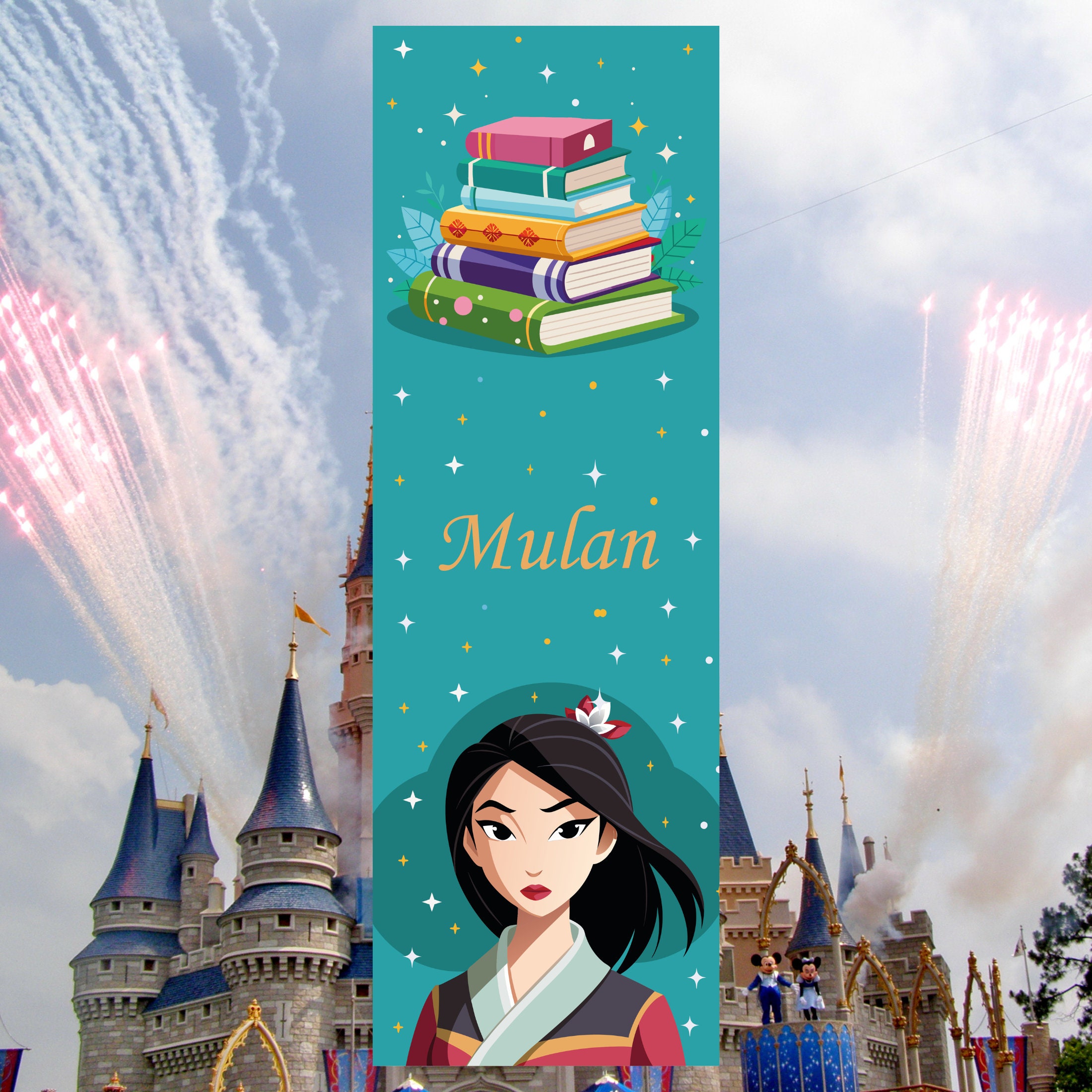Printable Bookmarks 26 Disney Princess Perfect Gift for Disney Fans ...