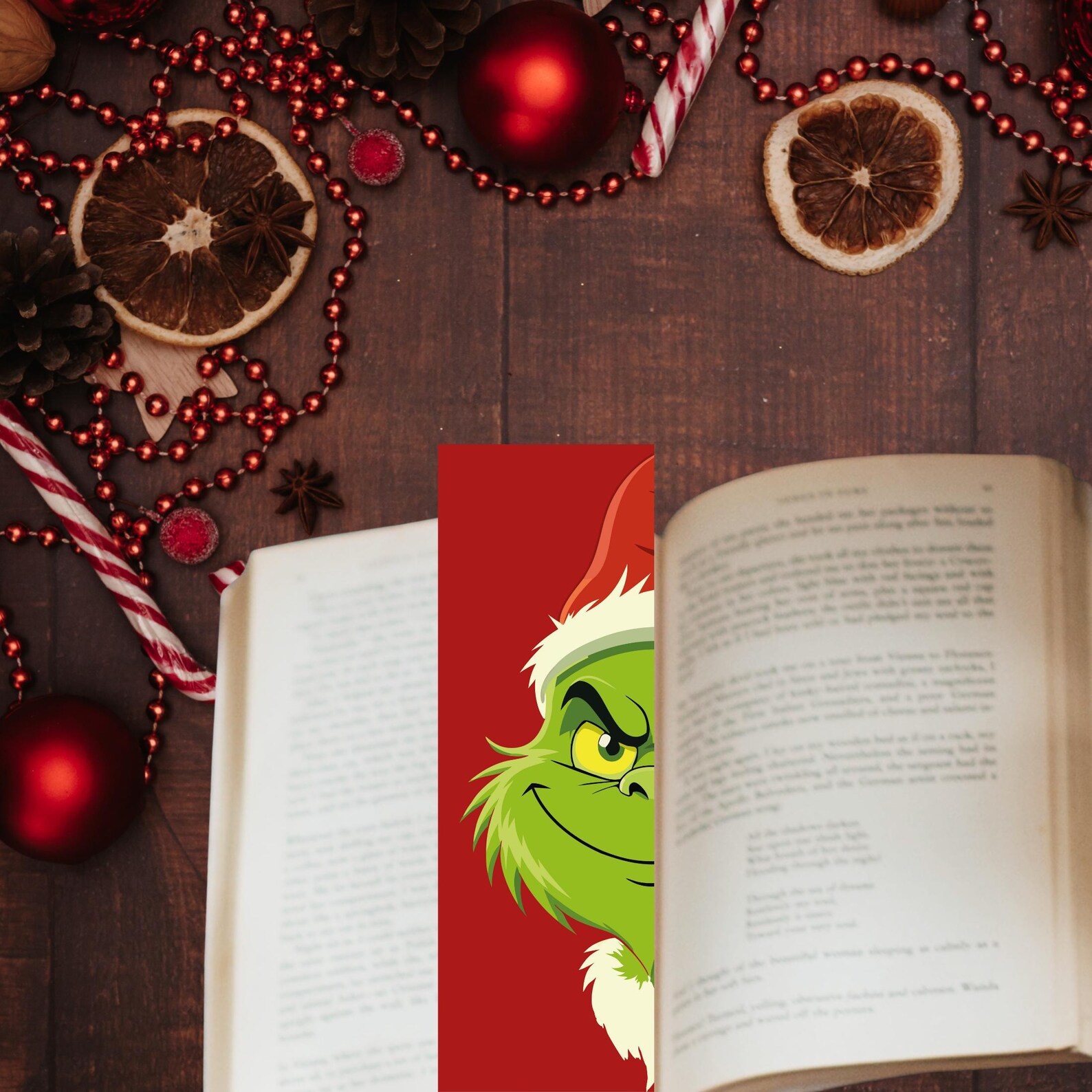Grinch Bookmarks - Printable Christmas Bookmarks for Holiday Reading ...