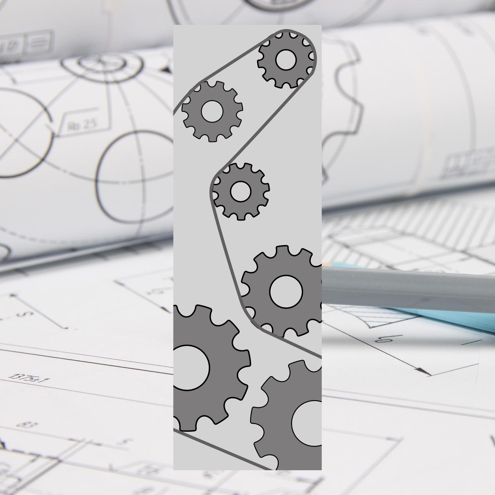 Steampunk Bookmark Gear Design Mechanical Art Printable Bookmark ...