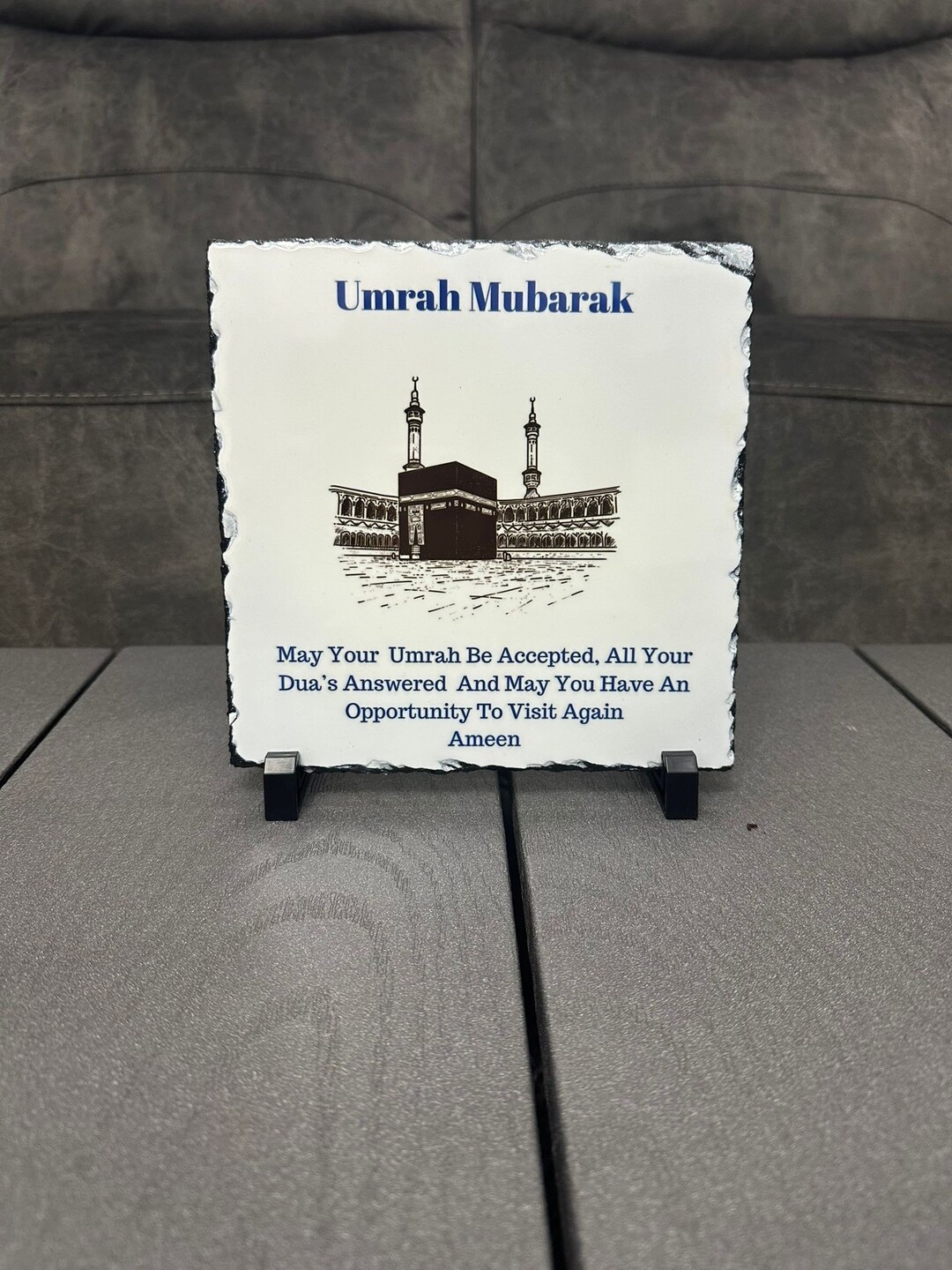 Umrah Mubarak/birthday/wedding/baby Rock Slate Frame - Etsy