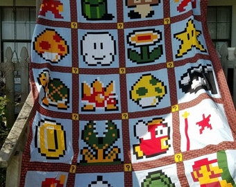 Mario Quilt Pattern - Etsy