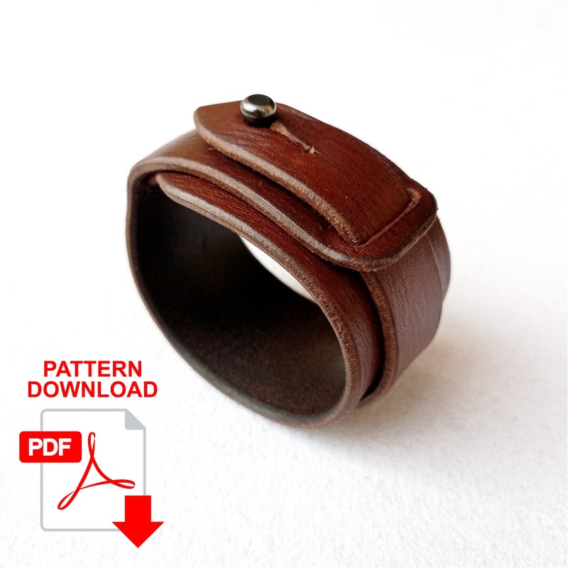 Leather Wrist Cuff - Etsy