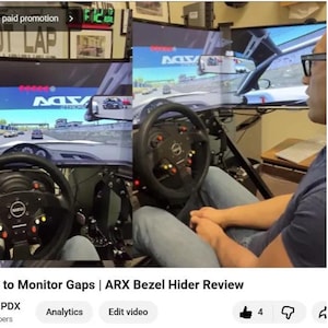 Custom Bezel Free Kit: Triple Monitor Curved/flat Screen Upgrade (2 ...
