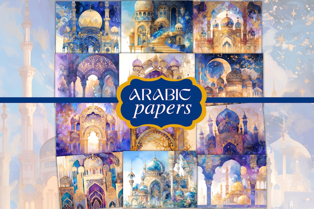 Pastel Arabic Background Watercolor Islamic Pastel Arabian Backgrounds ...