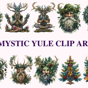 Mystic Yule Clip Art Mystical Yule Junk Journal Witchy Journaling Yule ...