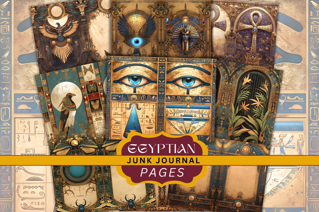 Ancient Egypt Junk Journal Pages Egypt Journal Bundle Egypt Digital ...