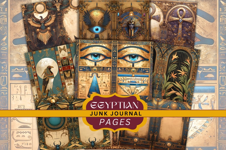 Ancient Egypt Junk Journal Pages Egypt Journal Bundle Egypt Digital ...