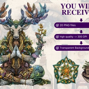 Mystic Yule Clip Art Mystical Yule Junk Journal Witchy Journaling Yule ...