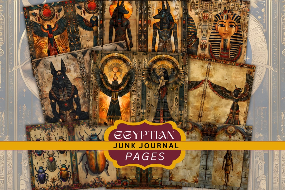 Ancient Egyptian Junk Journal Pages Egypt Journal Bundle Egyptian ...
