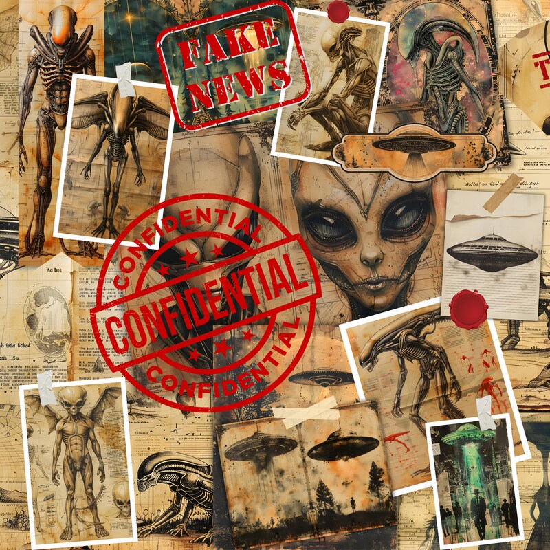 Alien Scrapbook Kits - Etsy