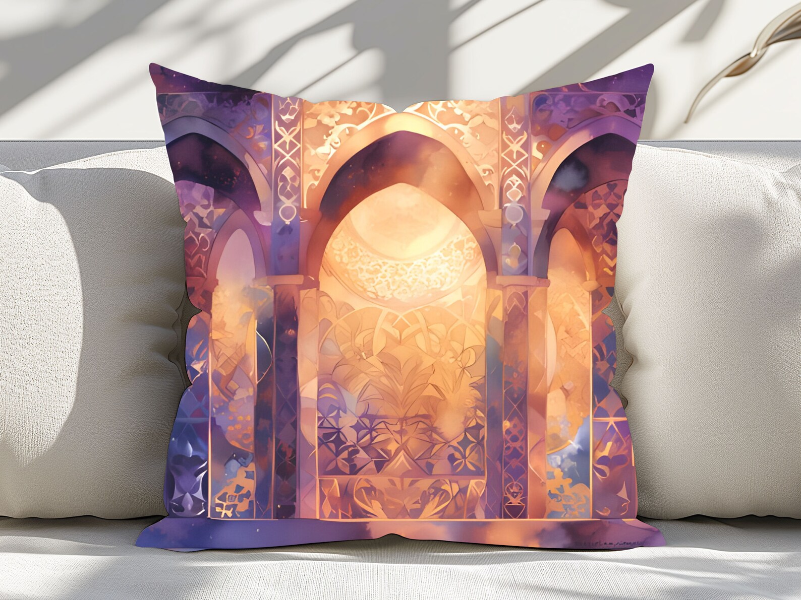 Gold Arabian Watercolor Digital Paper Art Islamic Arabian Junk Journal ...