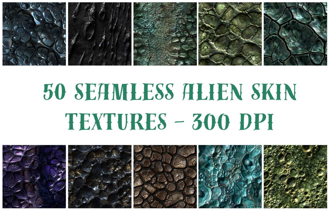 50 Seamless Alien Skin Textures Alien Skin Pattern Alien Textures ...