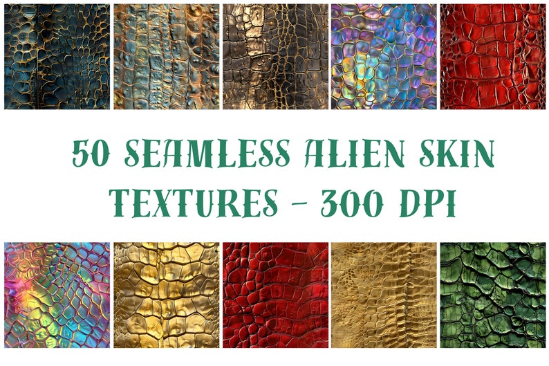 50 Seamless Alien Skin Textures Alien Skin Pattern Alien Textures ...