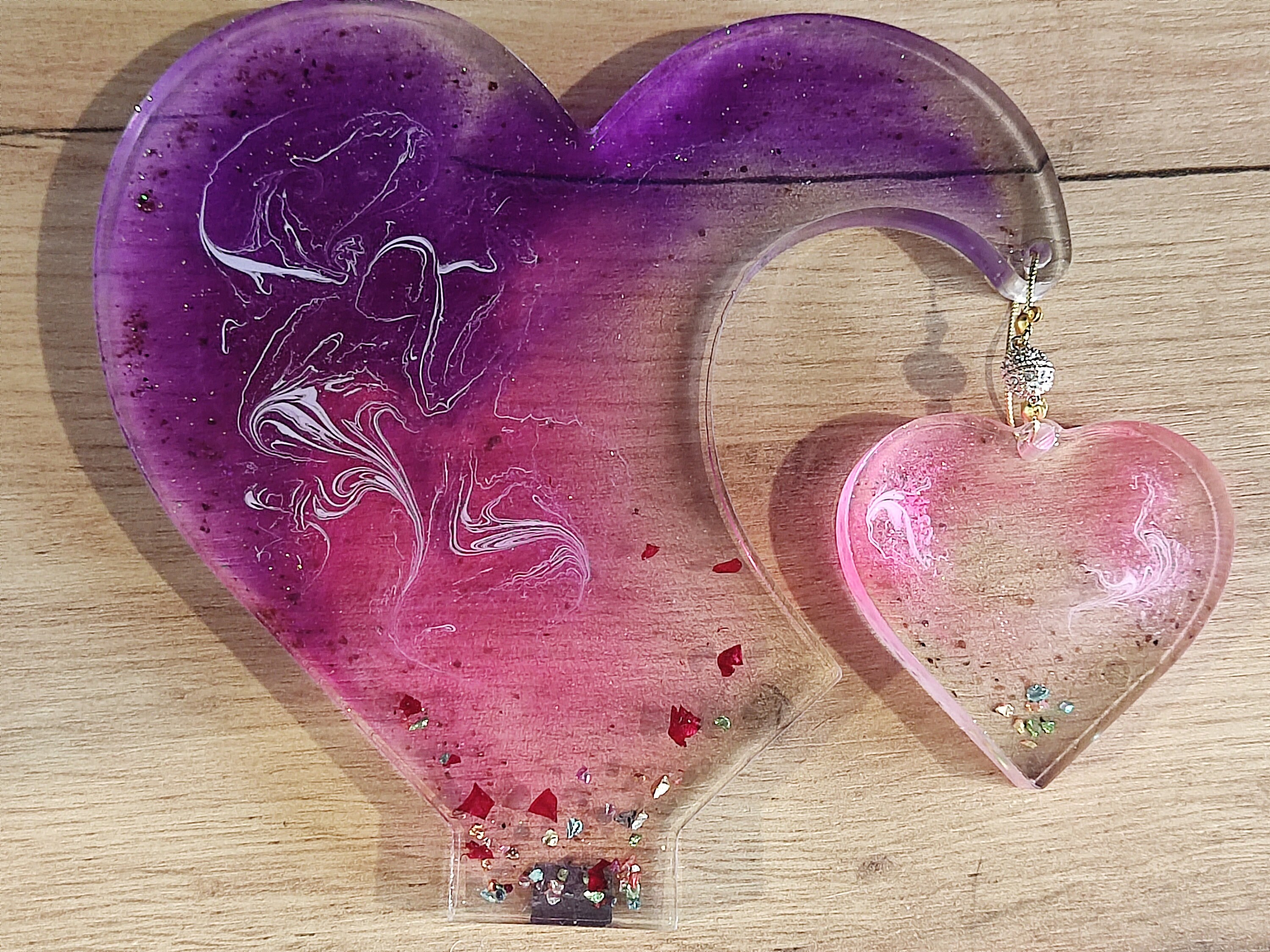 Photo Stand, Epoxy Resin, Interior, for Her - Etsy Canada