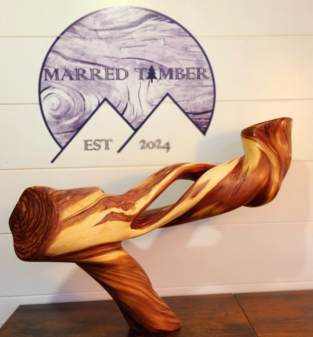Abstract Cedar Wood Sculpture, Hand Finished, balancing Act, Driftwood ...
