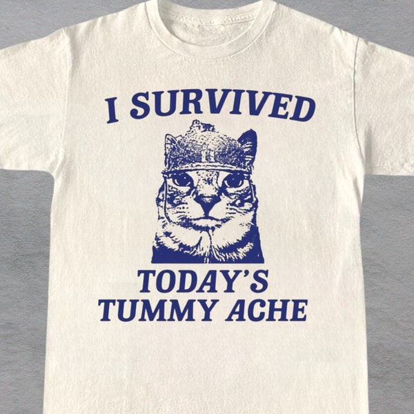 I Survived A Tummy Ache Shirt Etsy