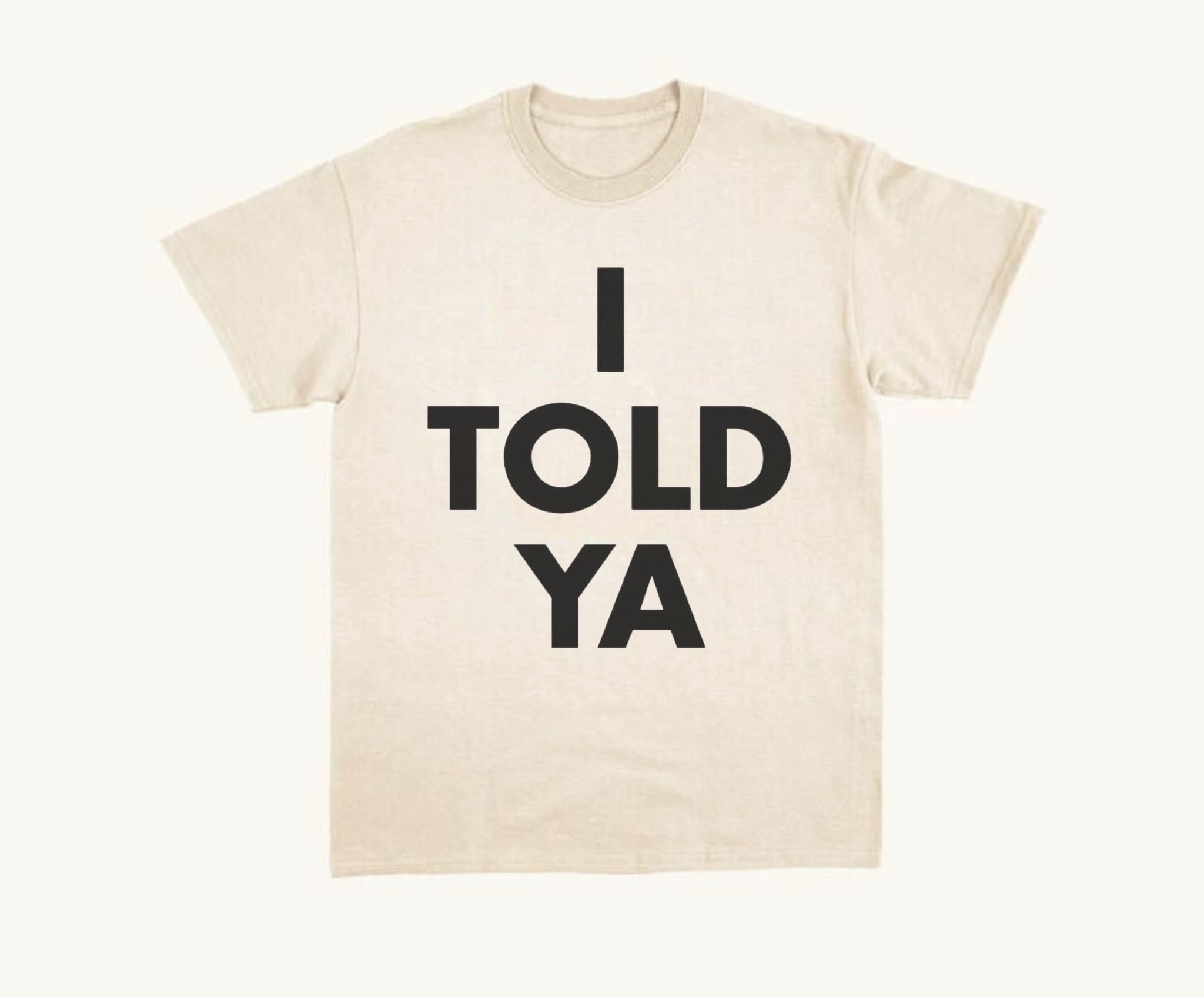 I TOLD YA Shirt, Challengers I Told Ya T-shirt, Adult Unisex Cotton T ...