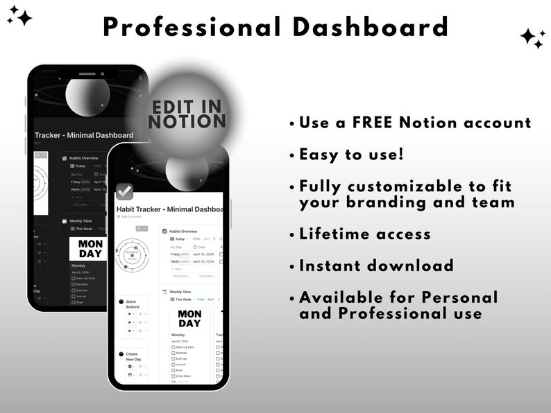 Notion Minimal Content Creator Dashboard Basic Calendar Tool Template All-in-one Dashboard 2024 ...
