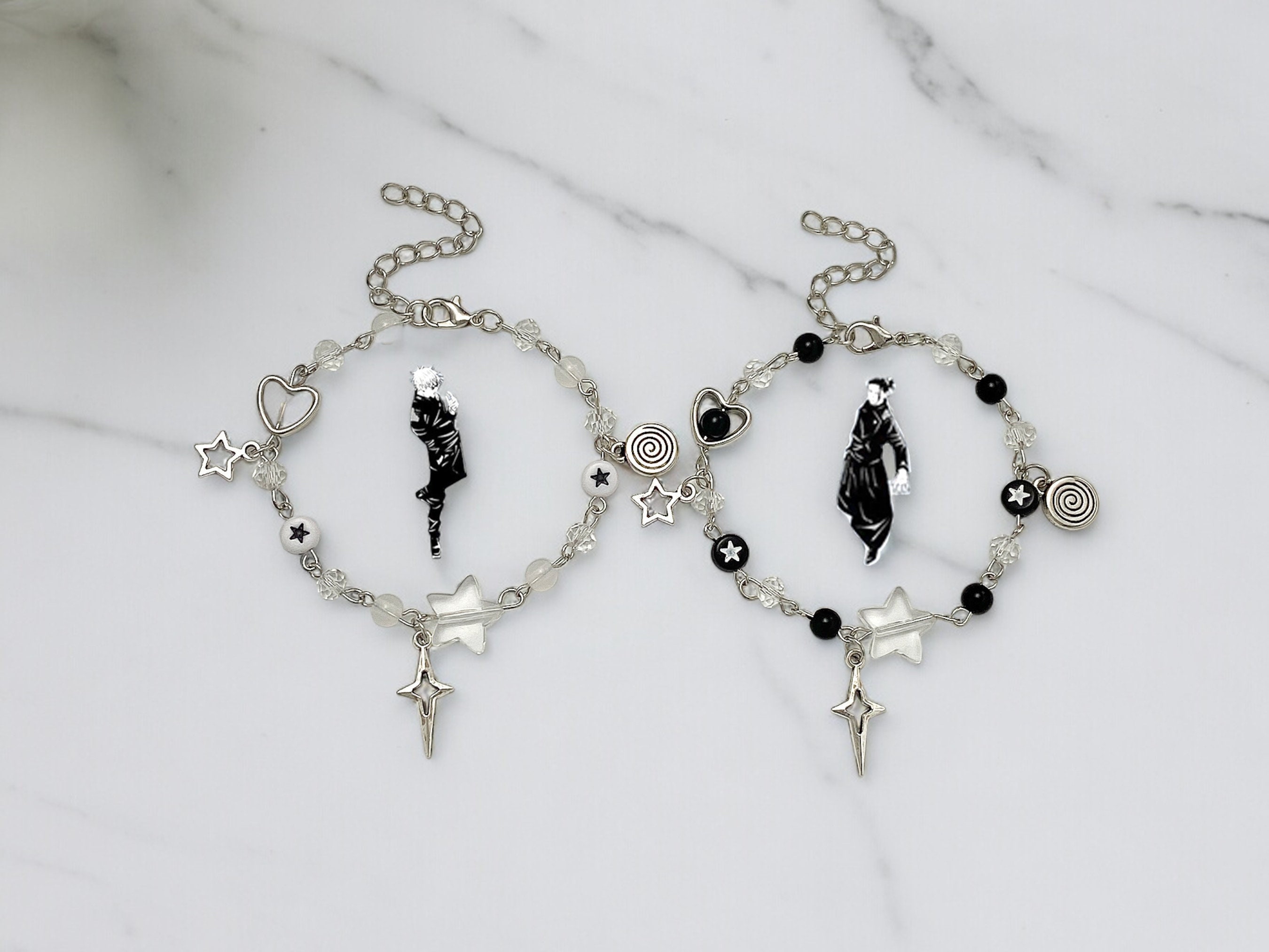 Couples Bracelet, Jujutsu Kaisen, Couple Bracelets, Gojo, Geto ...