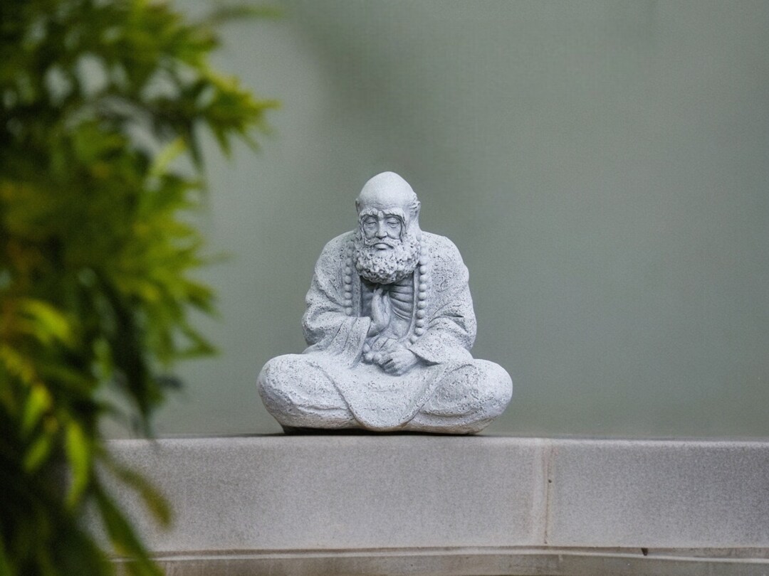 Zen Monk Statue, Buddha Statue, Zen Garden, Candle Holder, Geisha ...