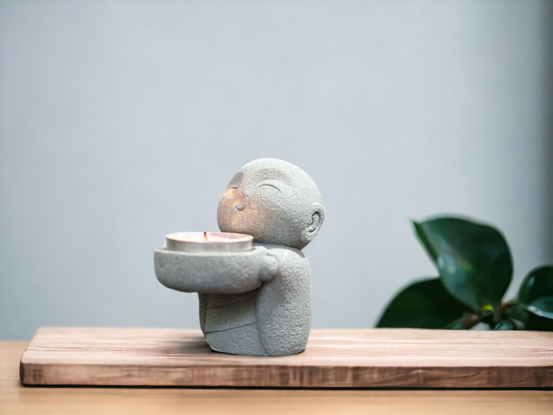 Buddha Statue, Zen Garden, Zen Monk Statue, Candle Holder, Geisha ...