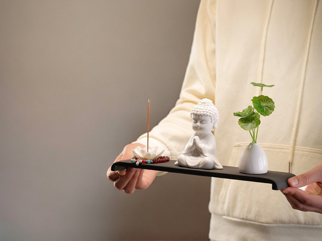 Buddha Statue, Zen Garden, Zen Monk Statue, Candle Holder, Geisha ...